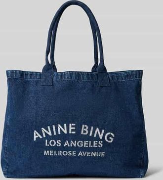 Anine Bing Tote Bag in Denim-Optik