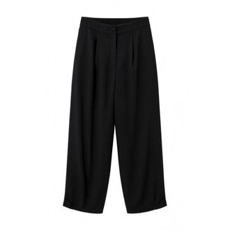 2-Biz Cropped Hosen - - Trousers - Damen - Schwarzk - M