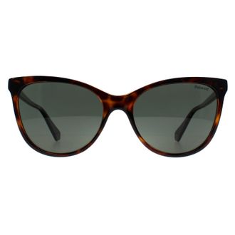 Polaroid Cat Eye Damen Havanna Gr&uuml;n Polarisiert PLD 4179/S