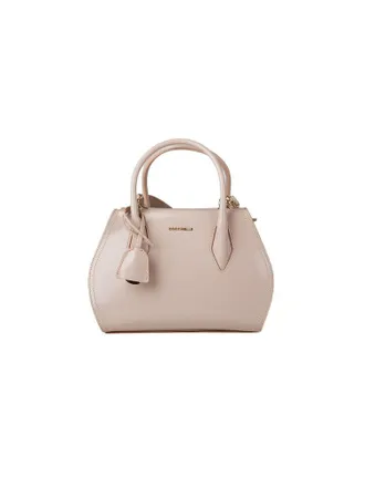Coccinelle Womens Handbag Beige Calf Split