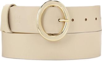 Kazar Femme, Accessoires, Beige, Taille: 80 CM Large bracelet en cuir de couleur cr&egrave;me