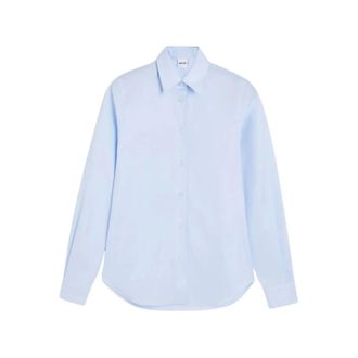 Aspesi Camisa recta popelin - - Blouses & Shirts - Damen - Blau - S