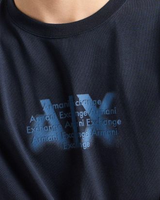 A|X Armani Exchange Rundhalsshirt Regular Fit Logo Shirt - 6DZTHH