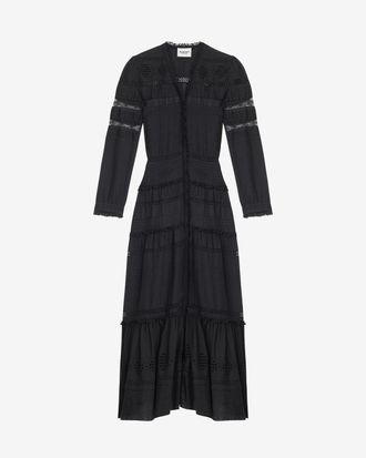 Isabel Marant Robe Daniva - Femme - Noir - Taille 34 - Marant &Eacute;toile