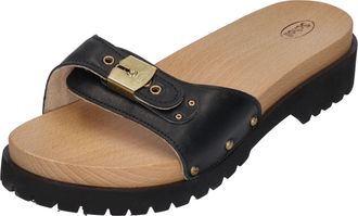 Dr. Scholls Scholl Damen Pescura Carroarmato Sandale, Schwarz, 42 EU