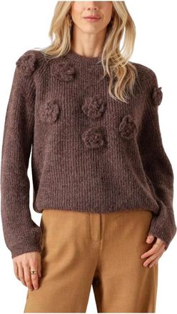 Object Object, Damen, Strickwaren, Braun, LGr&ouml;&szlig;e