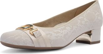 Ara Damen Nizza Pumps, Cream,MARMOR, 38.5 EU Weit