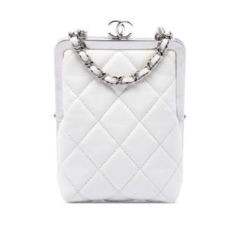 Chanel Pre-owned Vintage Mini Umh&auml;ngetasche - - Pre-owned - Damen - Wei&szlig; - ONE SIZE