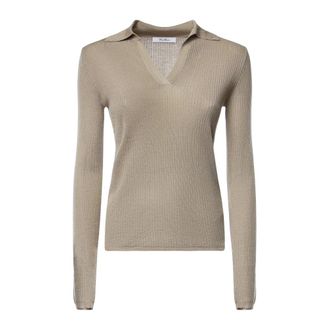 Max Mara Polo Chemises - Femme - Tops - Beige - Taille: 40 FR