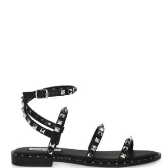 Steve Madden Reise-Sandalen mit flachem Absatz - - Shoes - Damen - Schwarzk - 37 EU