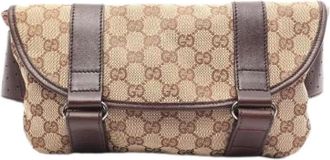 Gucci Pre-owned GG Canvas Waist Bag - Femme - Pre-owned - Beige - Taille: ONE Size