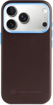 Piquadro Leder MagSafe H&uuml;lle f&uuml;r iPhone 18 Pro 6.4 - - Accessories - unisex - Braun - ONE SIZE