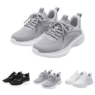 Generic Baskets &agrave; enfiler pour femme avec doublure en maille respirante - Confortables - Pour la marche, lathl&eacute;tisme, la gym, le tennis - Antid&eacute;rapantes - L&eacute;g