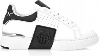 Philipp Plein Homme, Chaussures, Noir, Taille: 43 EU Low-top Hexagon Baskets