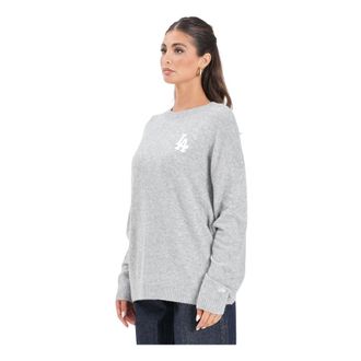 New Era Femme, Pulls, Gris, Taille: 36 FR MLB LA Dodgers Pull