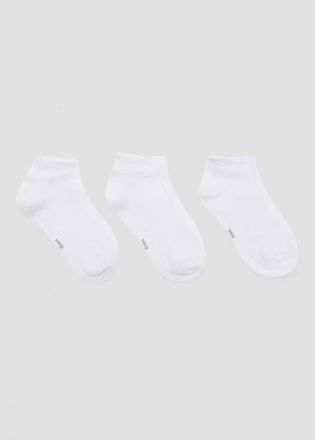 Mango 3-er Pack Baumwollsocken wei&szlig; - Herren - 40-42 - MANGO MAN