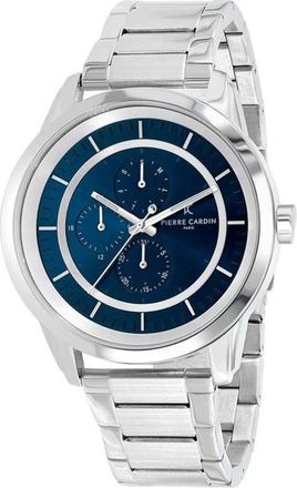 Pierre Cardin Homme, Accessoires, Gris, Taille: ONE Size Montre habill&eacute;e en acier inoxydable