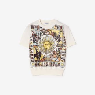 Burberry Haut en laine et soie Tarot, Size: XS