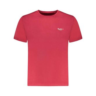 Pepe Jeans London Baumwoll-Sportswear-T-Shirt - - Tops - Herren - Rot - M