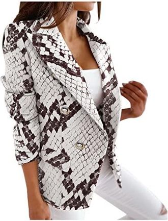 Generic 2026 Vestes pour femme en fausse laine mince Trench Jacket pour femme Slim Long Manteau dext&eacute;rieur, blanc, L