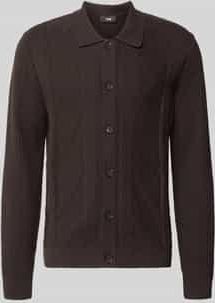 Cinque Strickjacke mit Strukturmuster Modell YARO