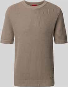 HUGO BOSS Relaxed Fit Strickpullover aus reiner Baumwolle Modell SAFFON