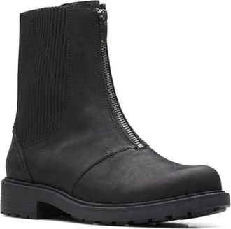 Clarks Orinoco2 Bottes pour femme, Cuir noir, 39 EU