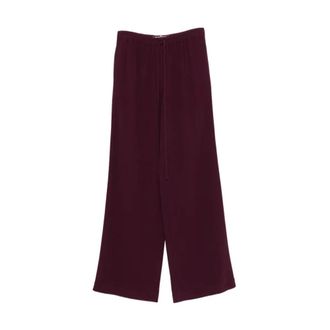 Ermanno Scervino Hose mit Stickerei - - Trousers - Damen - Lila - XS