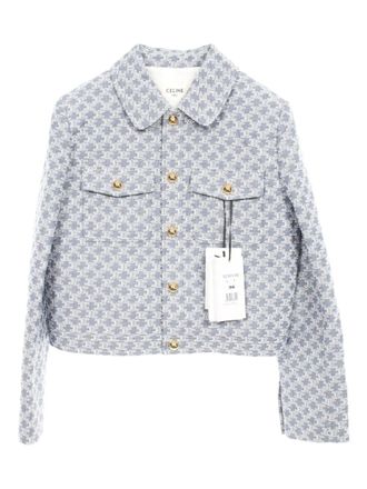 Celine veste à motif Triomphe 2020 - Bleu