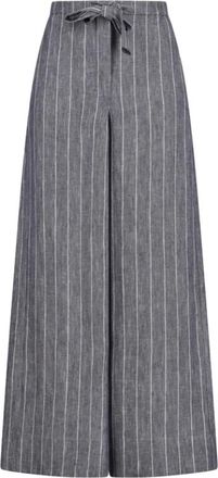 Max Mara Femme, Pantalons, Bleu, Taille: 40 FR Smmcrest Pants