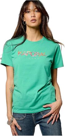 Kaporal Femme, Tops, Vert, Taille: 38 FR T-shirt Les Bleus