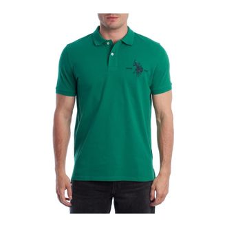 U.S.Polo Association Sportliches Heritage Polo Shirt - - Tops - Herren - Gr&uuml;n - 2XL