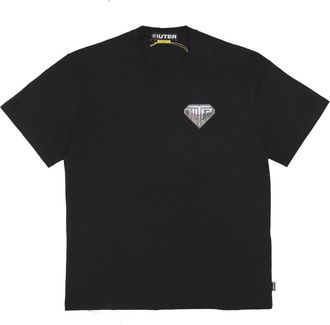 Iuter Liquid Logo Tee - - Tops - Herren - Schwarzk - XL