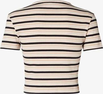 Fendi Striped T-Shirt - Cream