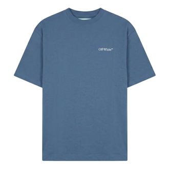 Off-white Homme, Tops, Bleu, Taille: 2XL T-shirt &agrave; manches courtes