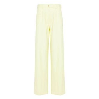 Forte_Forte Stella Vicose Cotton Chic Twill 5 Pockets Pants - - Trousers - Damen - Gr&uuml;n - S