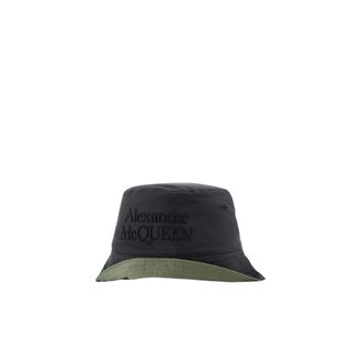 Alexander McQueen Low Rever Bucket Hat - - Accessories - Herren - Gr&uuml;n - ONE SIZE