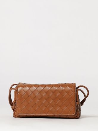 Bottega Veneta Sac d&eacute;paule Notturno en cuir tress&eacute; avec bandouli&egrave;re nou&eacute;e