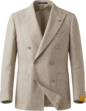Tagliatore Homme, Vestes, Beige, Taille: S Veste crois&eacute;e