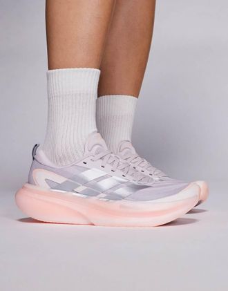 adidas adidas Running - Supernova Glide - Sneaker in reflektierendem Silber und Lila