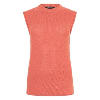 Fabiana Filippi &Auml;rmelloser Pullover - - Knitwear - Damen - Rosa - XS