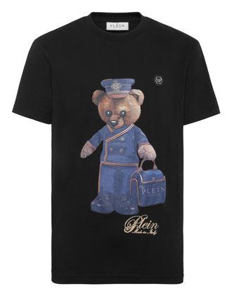 Philipp Plein Round Neck T-Shirt Teddy Doorman