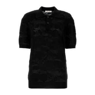 Ernest W. Baker Femme, Tops, Noir, Taille: 44 FR Polo Brod&eacute;