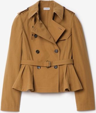 Burberry Veste trench Isabella en coton, Size: 02