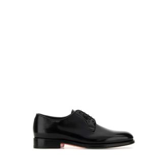 Santoni Homme, Chaussures, Noir, Taille: 41 1/2 EU Chaussures &agrave; lacets Ensley