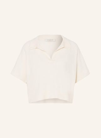 by Aylin Koenig By Aylin Koenig Strick-Poloshirt Erika Aus Merinowolle Mit Cashmere weiss
