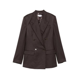 Stella McCartney Zweireihiger Blazer - - Jackets - Damen - Braun - S