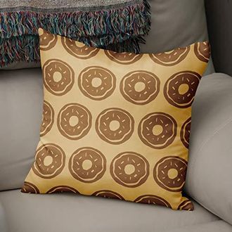 Bonamaison Le Jardin du Lin Kissen Zierkissenbezug Kissenbezug, Brauntöne Dekoration, Für Zuhause Autos Büro Sofa Wohnzimmer Couch Schlafzimmer Dekor, 50x50 Cm -