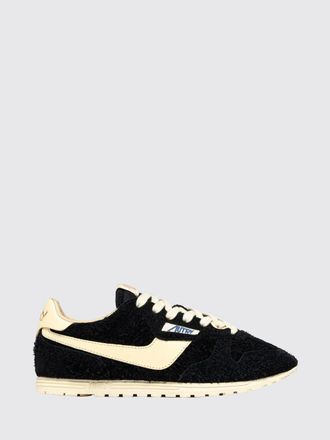 Autry Windspin zweifarbige Low-Top-Sneaker aus Leder und Nylon