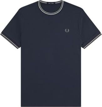 Fred Perry T-shirt uni &agrave; col rond en coton